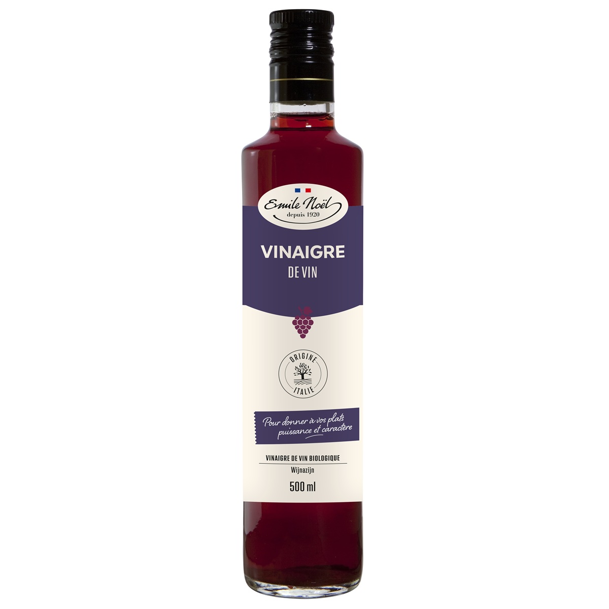 Vinaigre de vin rouge 6° bio 500ml | Greenweez