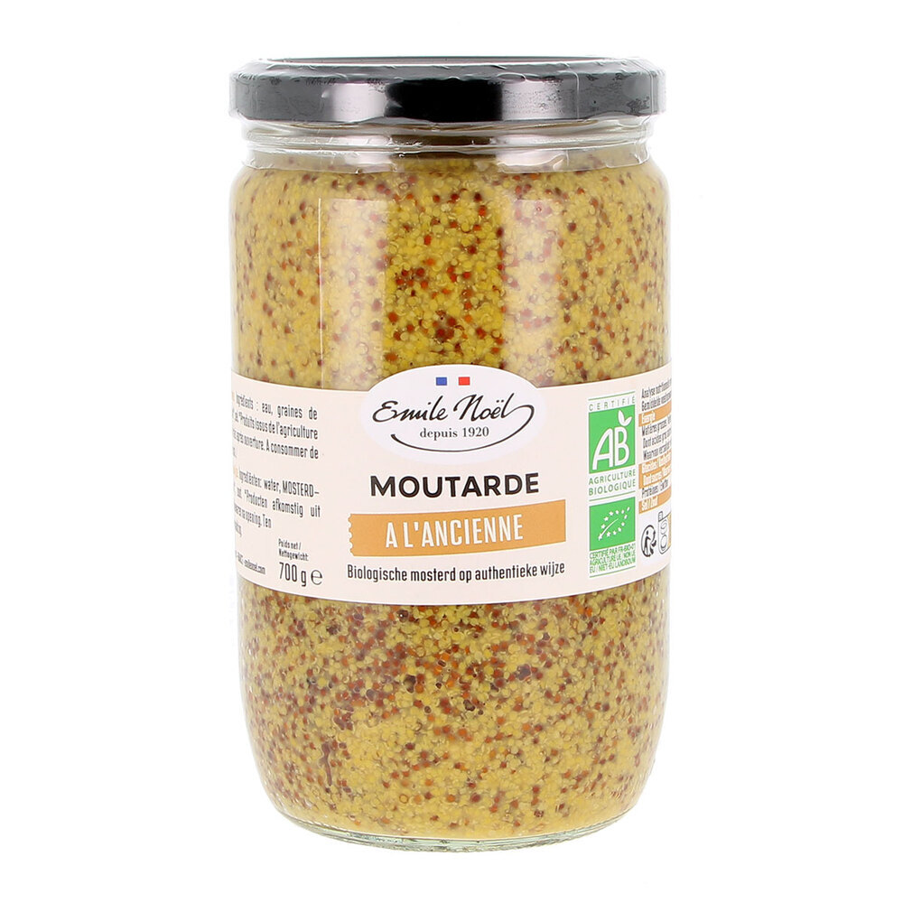 Emile Noel Moutarde à l'ancienne en grains bio 700g | Greenweez