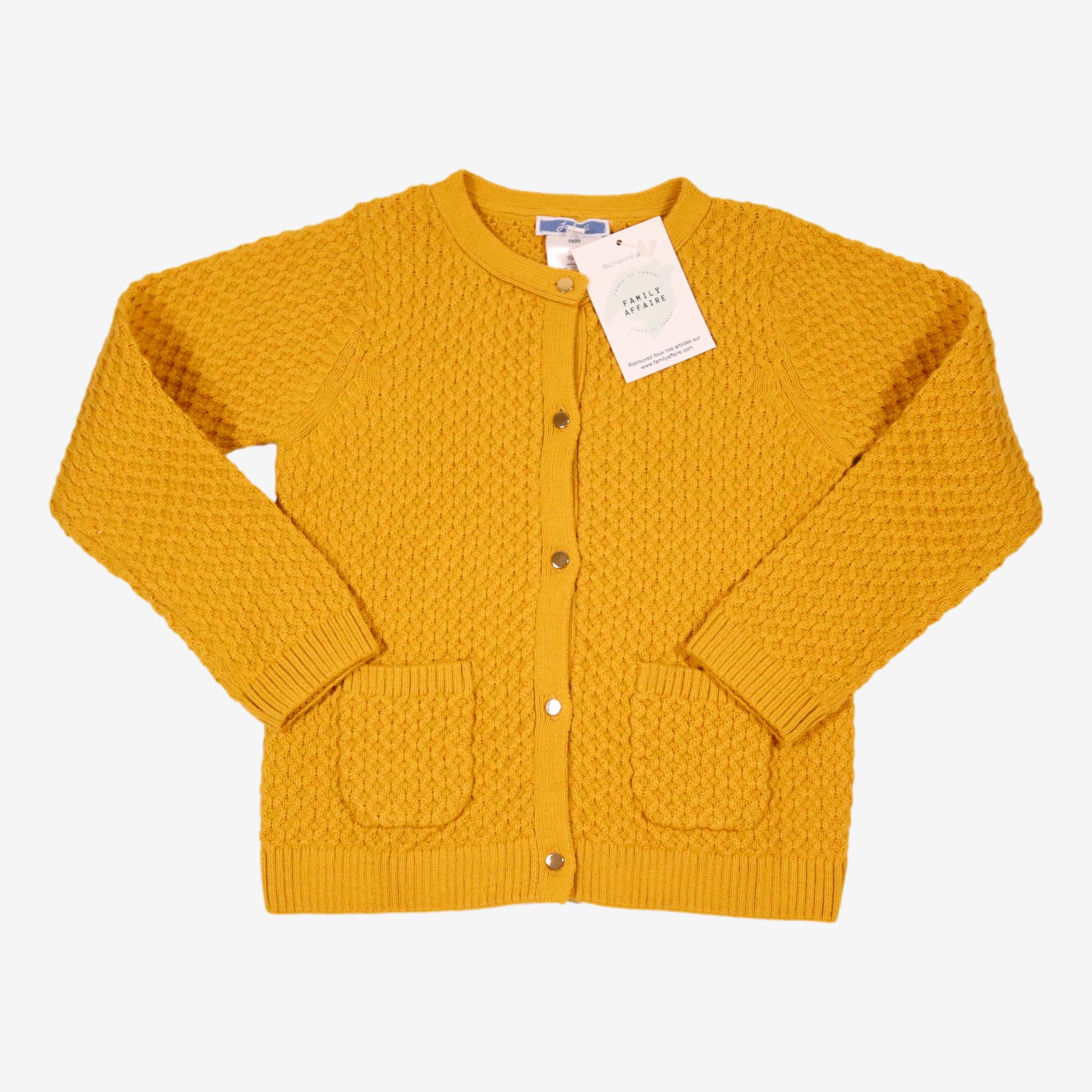 JACADI 4 ans Pull Jaune en Laine | Greenweez