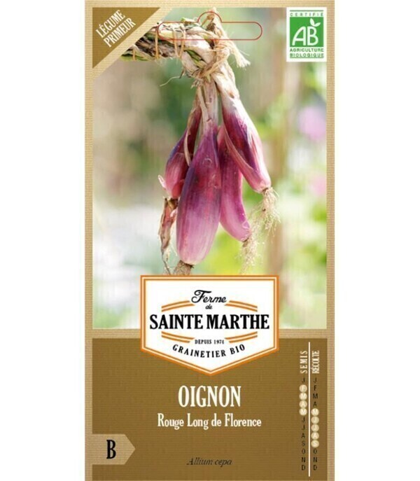 OIGNON Rossa Lunga di Firenze AB - Semences reproductibles bio | Greenweez
