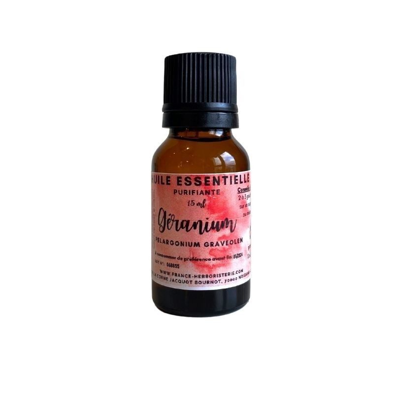 HUILE ESSENTIELLE GERANIUM odorant Pelargonium graveolen 15ML. | Greenweez