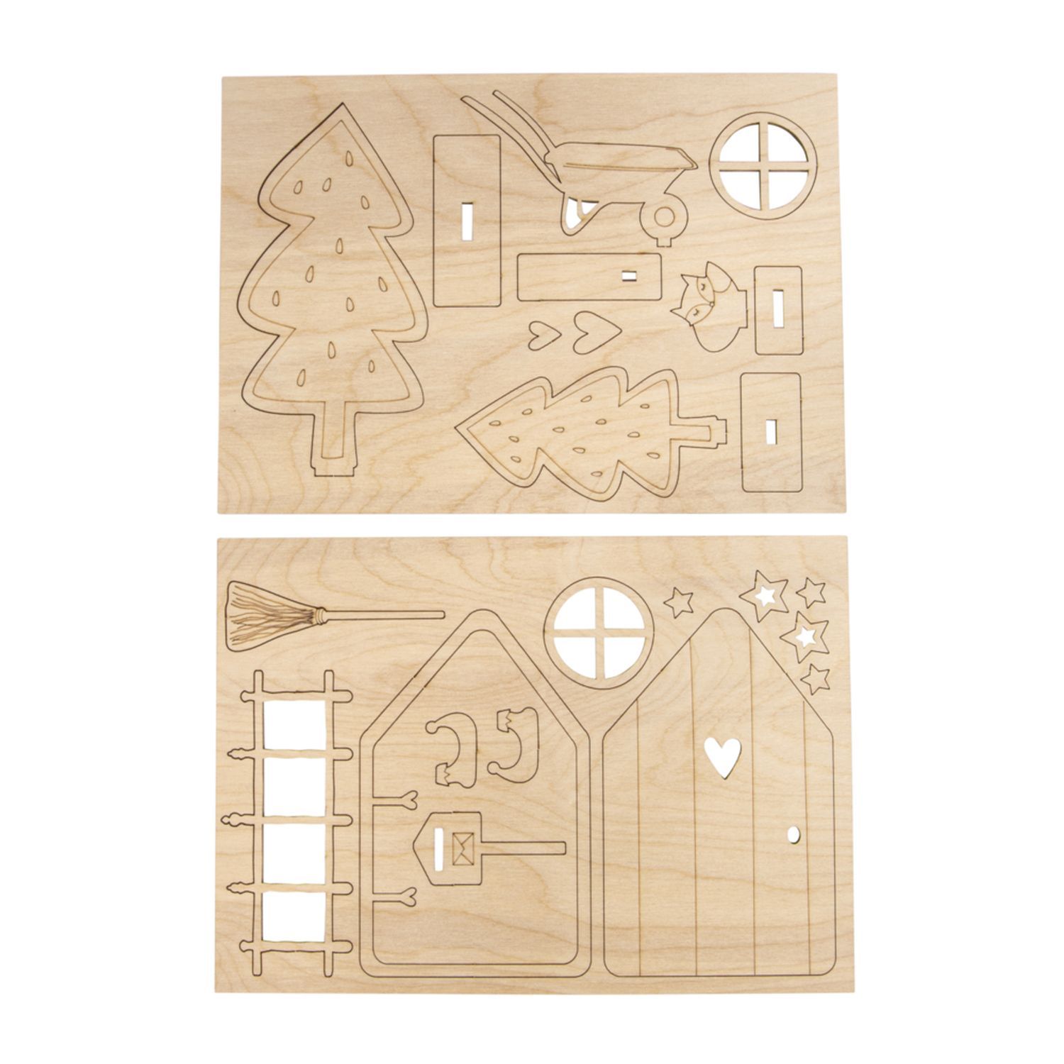 Mini scène de Noël à monter 24 pièces | Greenweez