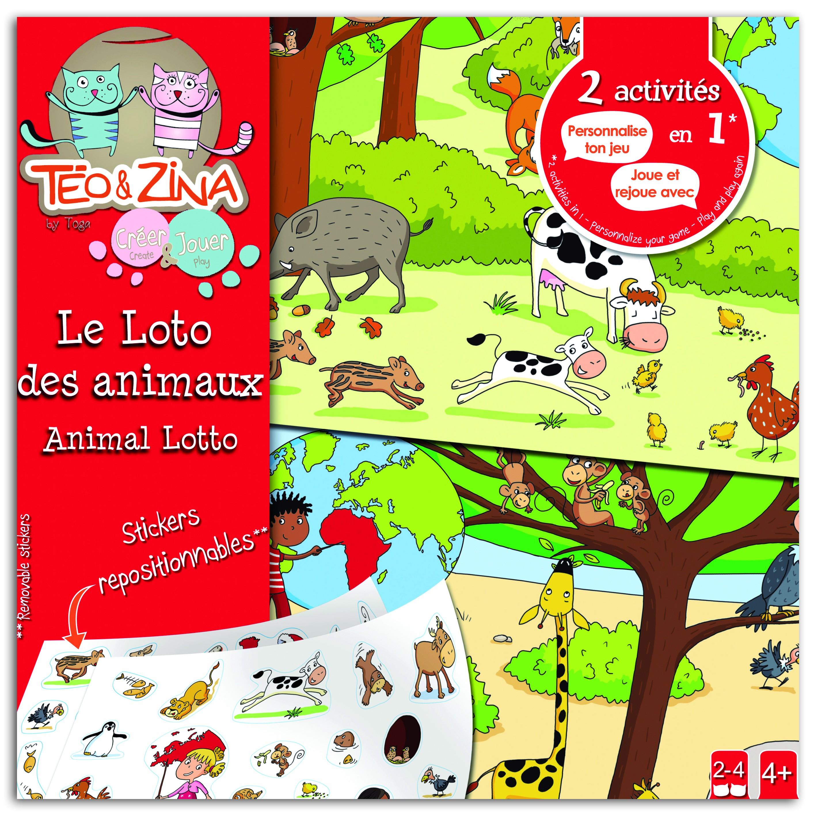 Loto des animaux - Jeu de société | Greenweez