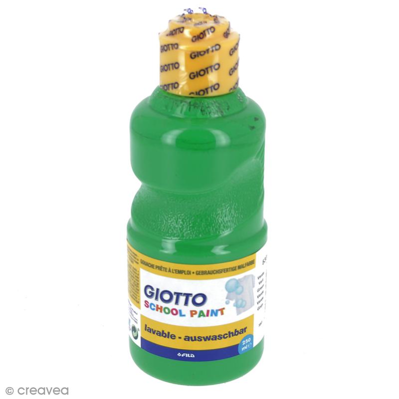 Peinture Giotto gouache - School paint - 250 ml - Vert | Greenweez