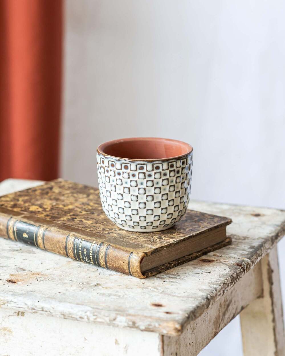 Mini cache pot - RELIEF BLANC | Greenweez