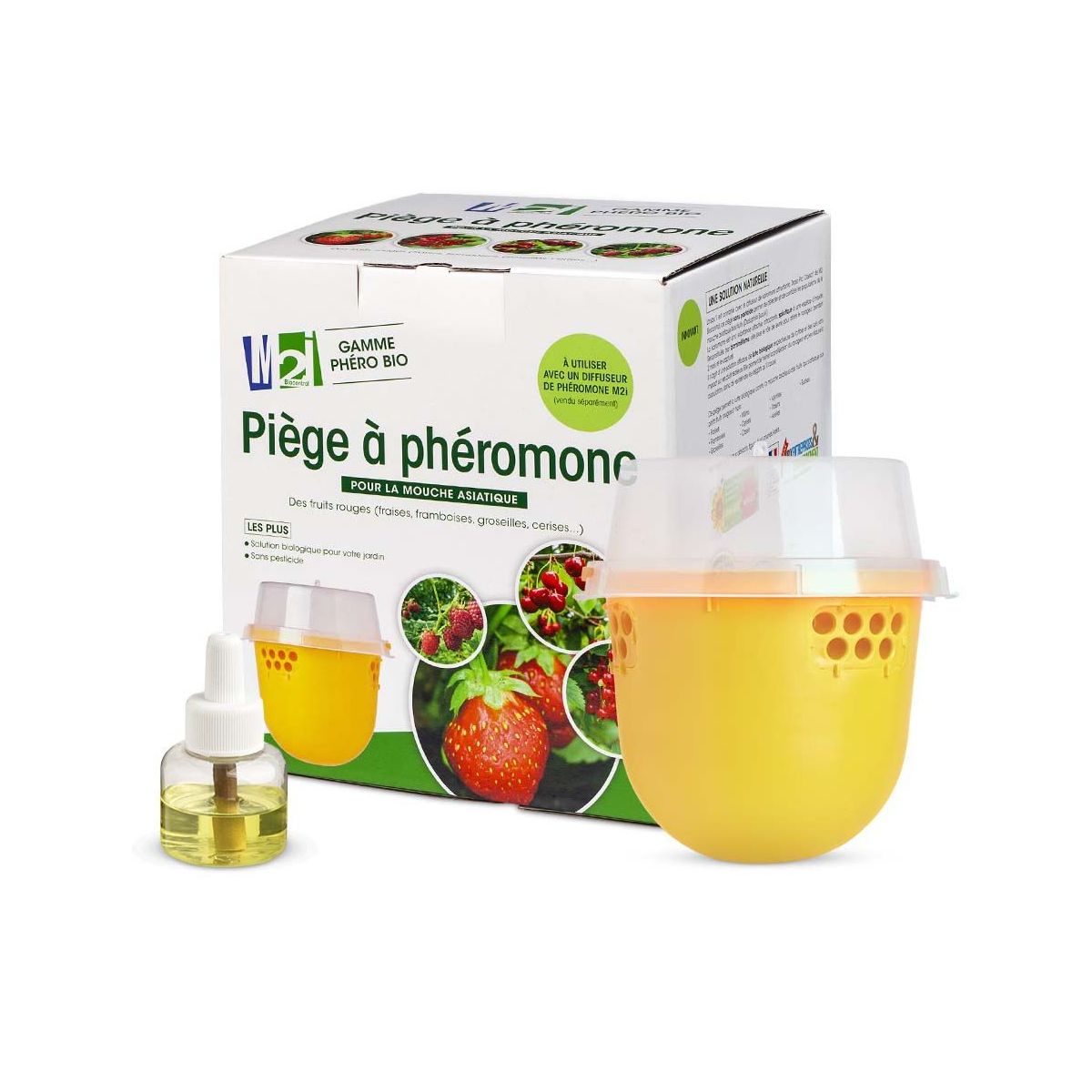 Piège à phéromones mouche asiatique des fruits rouges Droso Pro | Greenweez
