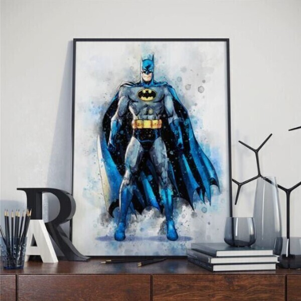 Affiche Batman DC Comics - 30x40cm - Chambre Bébé Garcon Fille | Greenweez