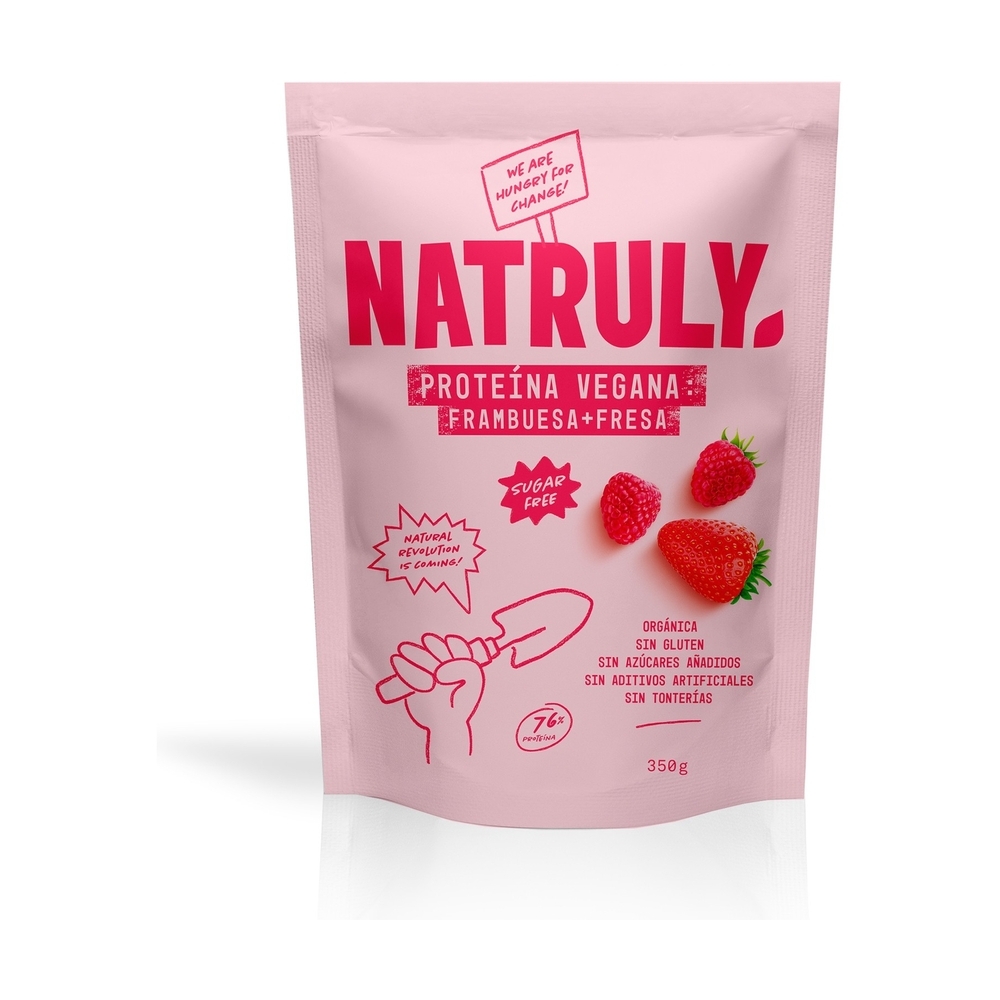 Protéine Vegan Fraise Bio 350 g | Greenweez