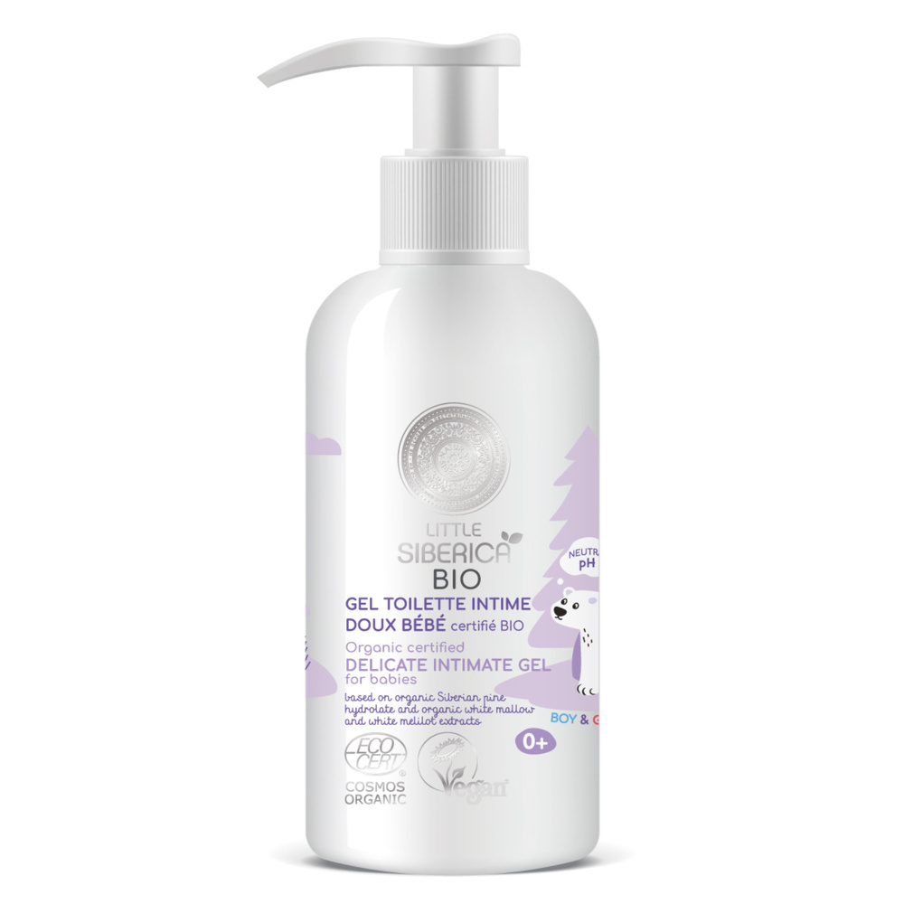 Little Siberica Gel Toilette Intime Doux Bio Bébé 250ml | Greenweez