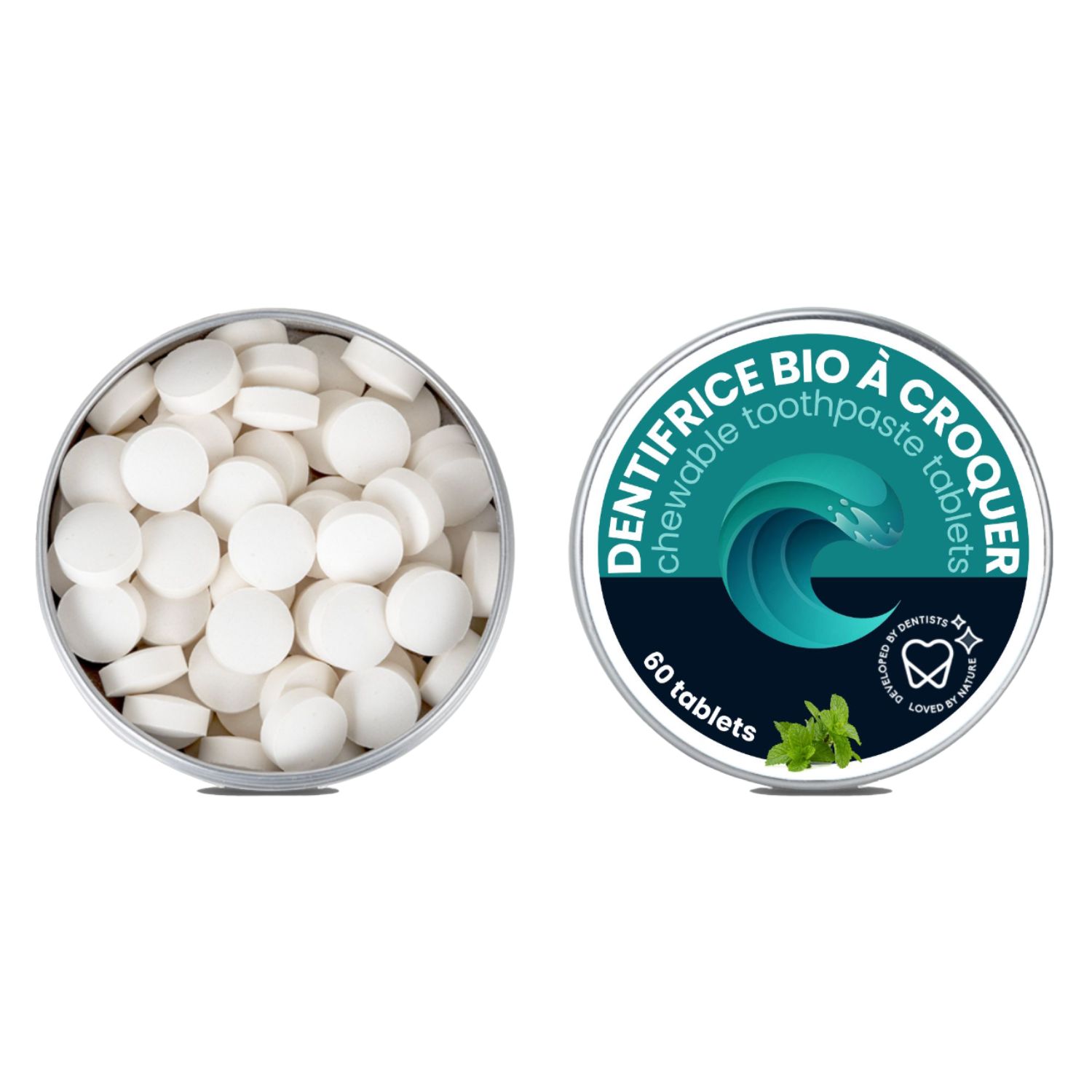 Oceansrespect Dentifrice solide à croquer - Saveur menthe | Greenweez