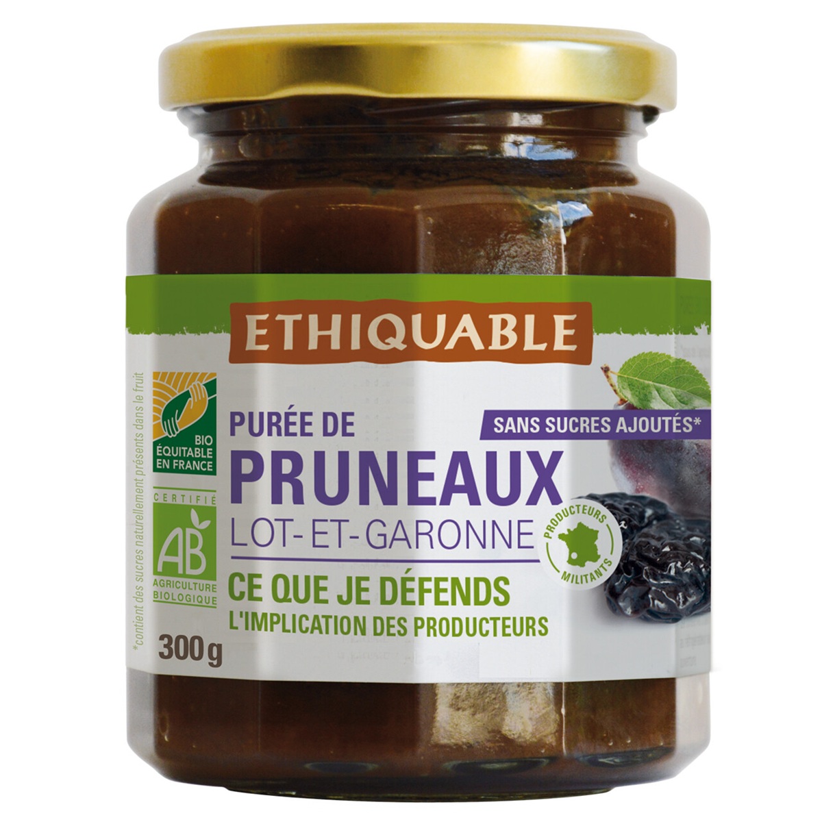 Purée de pruneaux bio 300g | Greenweez