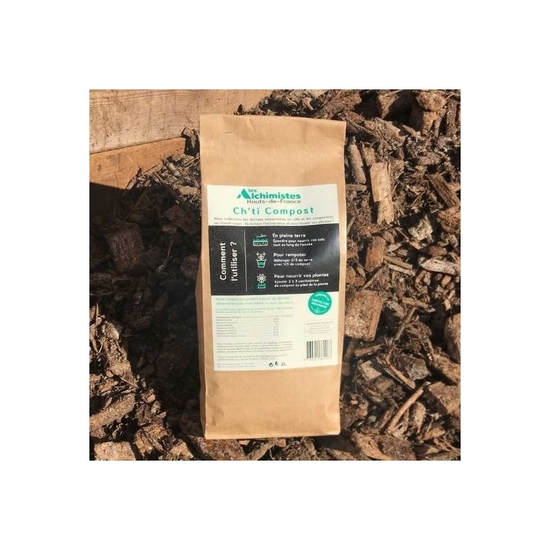 Compost - sac de 2L d'engrais naturel | Greenweez