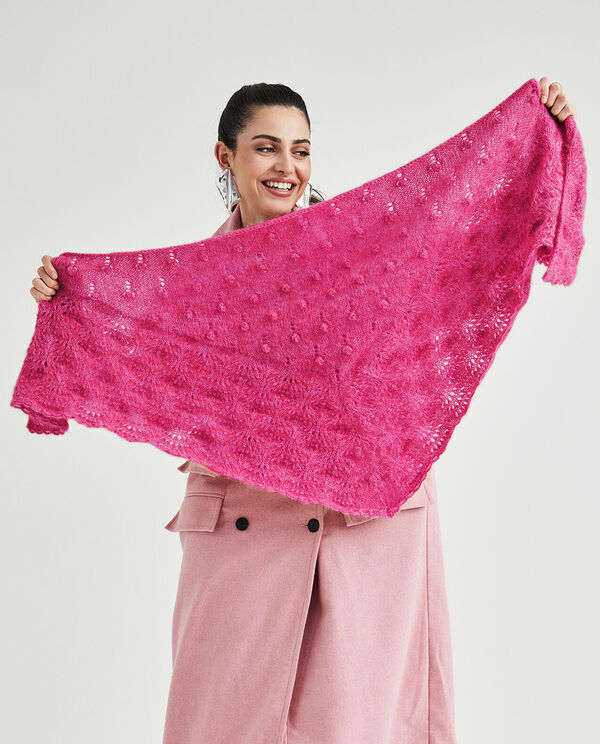 Patron PDF Chèche Femme Randa Fuchsia | Greenweez