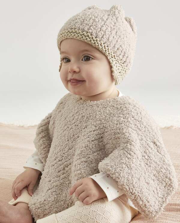 Phildar Patron PDF Poncho Bébé Sacha | Greenweez