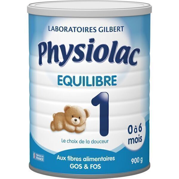 Physiolac Equilibre 1 - lot de 6 boites de 900g | Greenweez