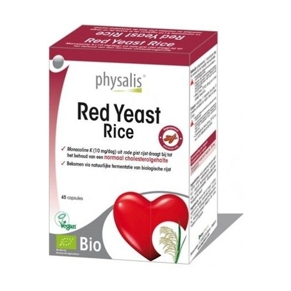 Levure de riz rouge Bio (Levure de riz rouge) 45 capsules | Greenweez