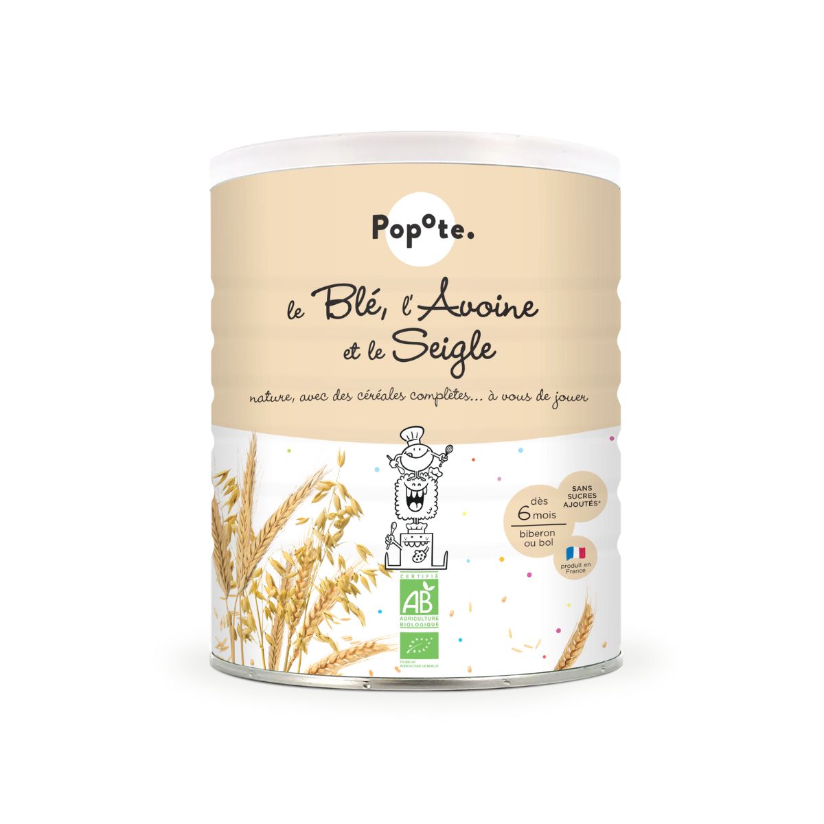 Les Céréales Blé Avoine Seigle BIO 220g dès 6 mois | Greenweez
