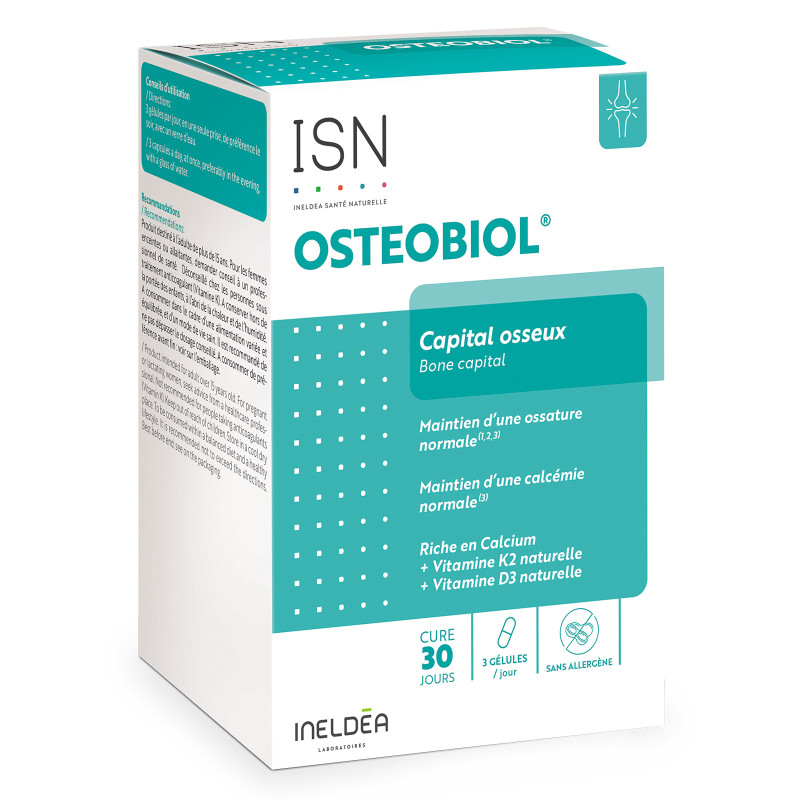 OSTEOBIOL - Maintient le capital osseux - Cure 30j | Greenweez