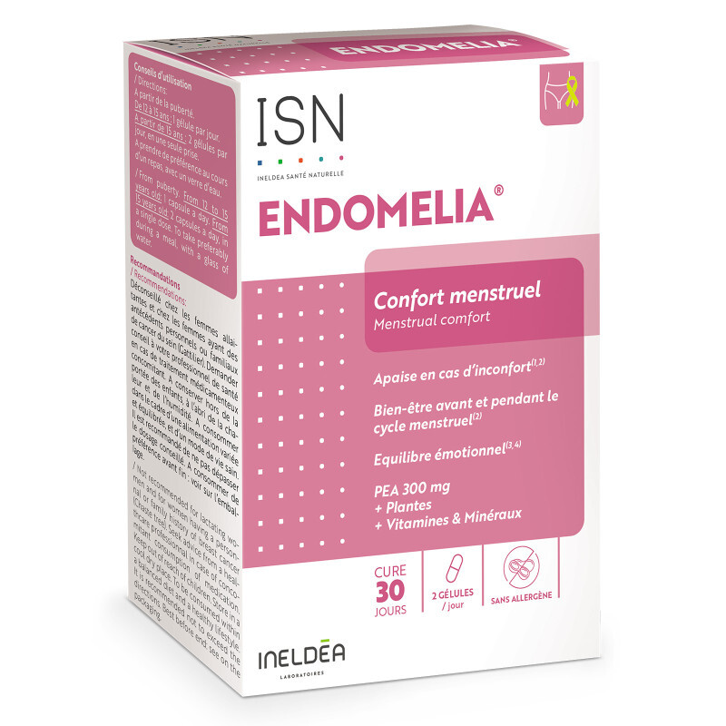ENDOMELIA® Confort menstruel - Equilibre émotionnel - Cure 30j | Greenweez