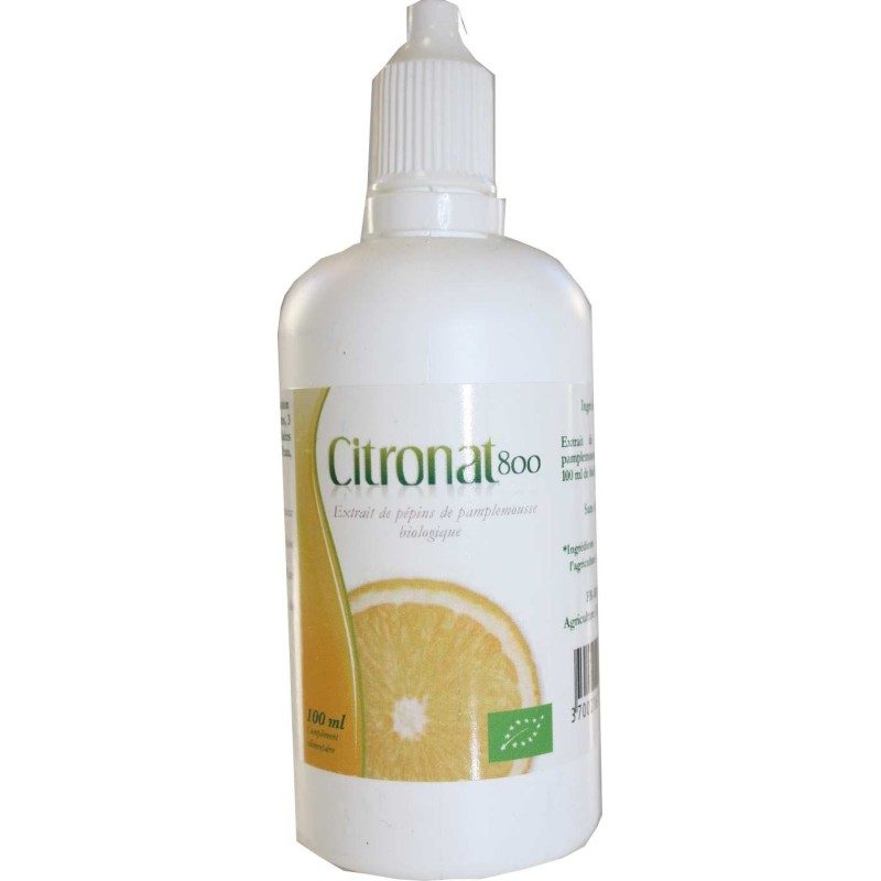 CITRONAT 800 extrait de pépins de pamplemousse BIO AB 100 ML. | Greenweez