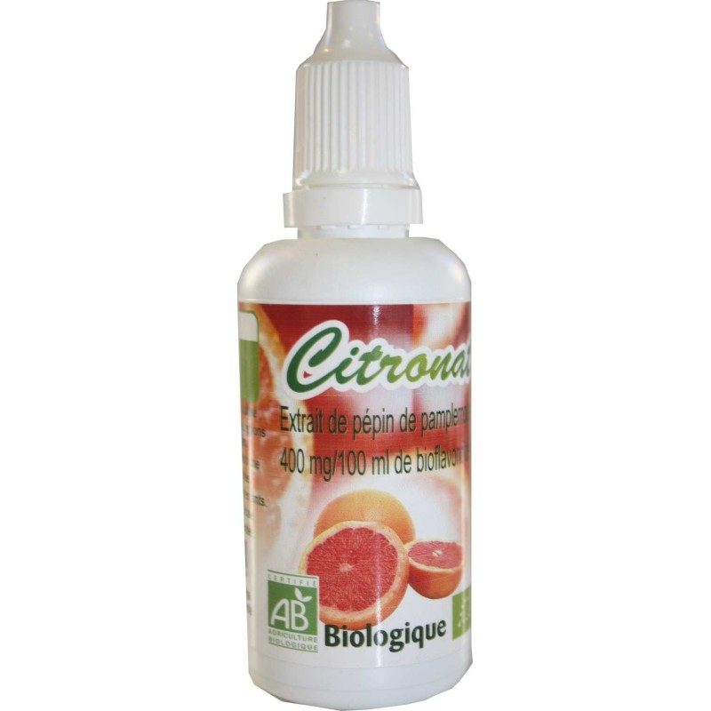 CITRONAT 400 extrait de pépins de pamplemousse BIO AB 50 ML. | Greenweez