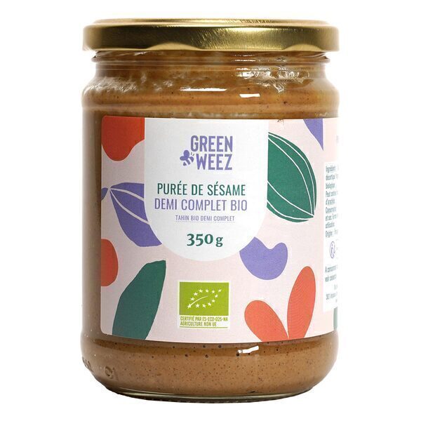 Purée de sésame demi complet bio 350g | Greenweez