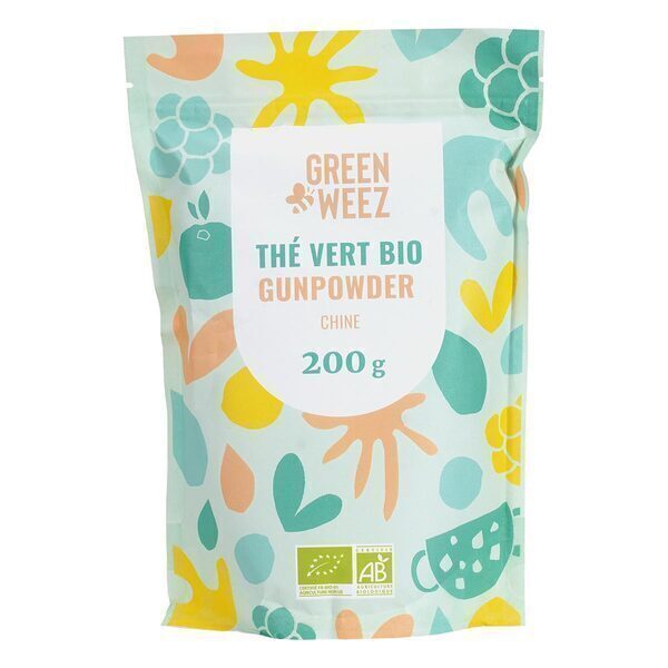 Thé vert Gunpowder Bio vrac 200g | Greenweez