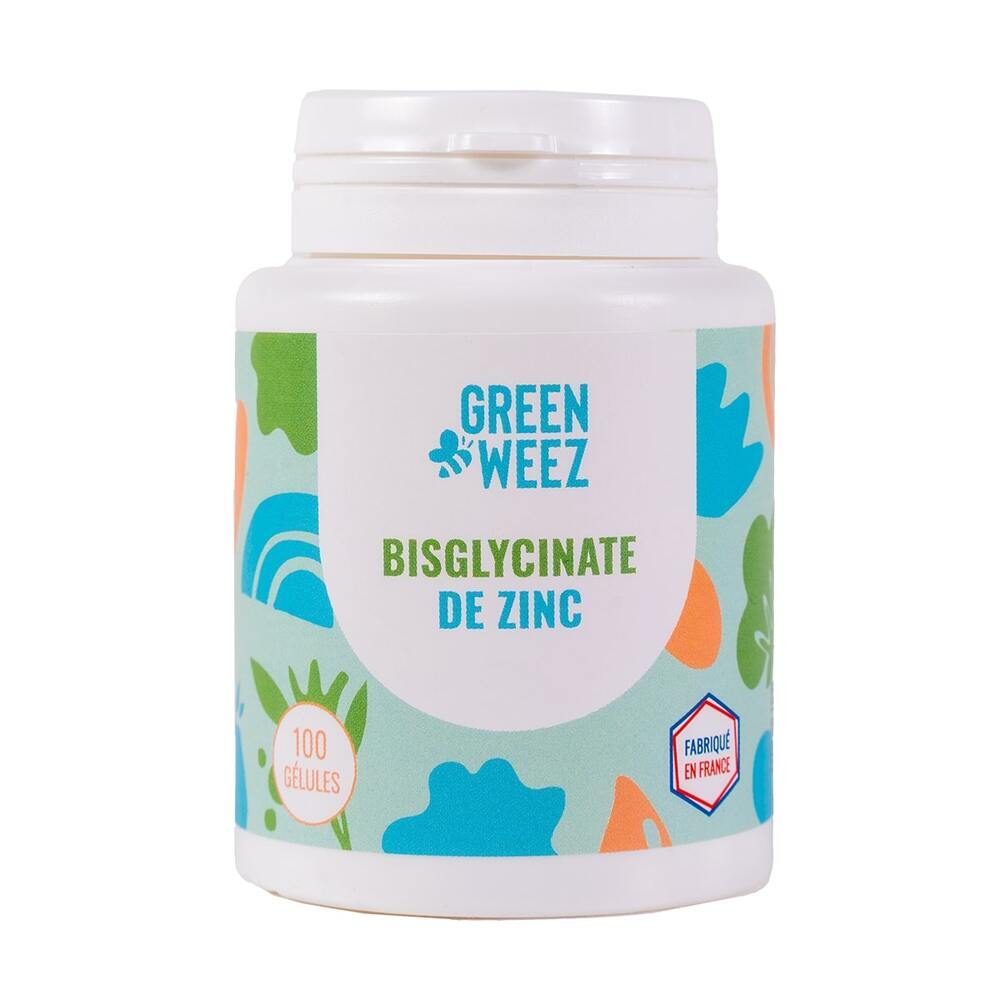 Zinc Bisglycinate 15mg - 100 gélules | Greenweez