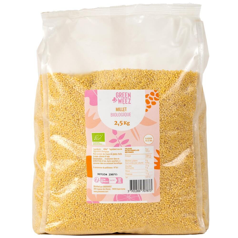 Millet bio 2,5kg | Greenweez