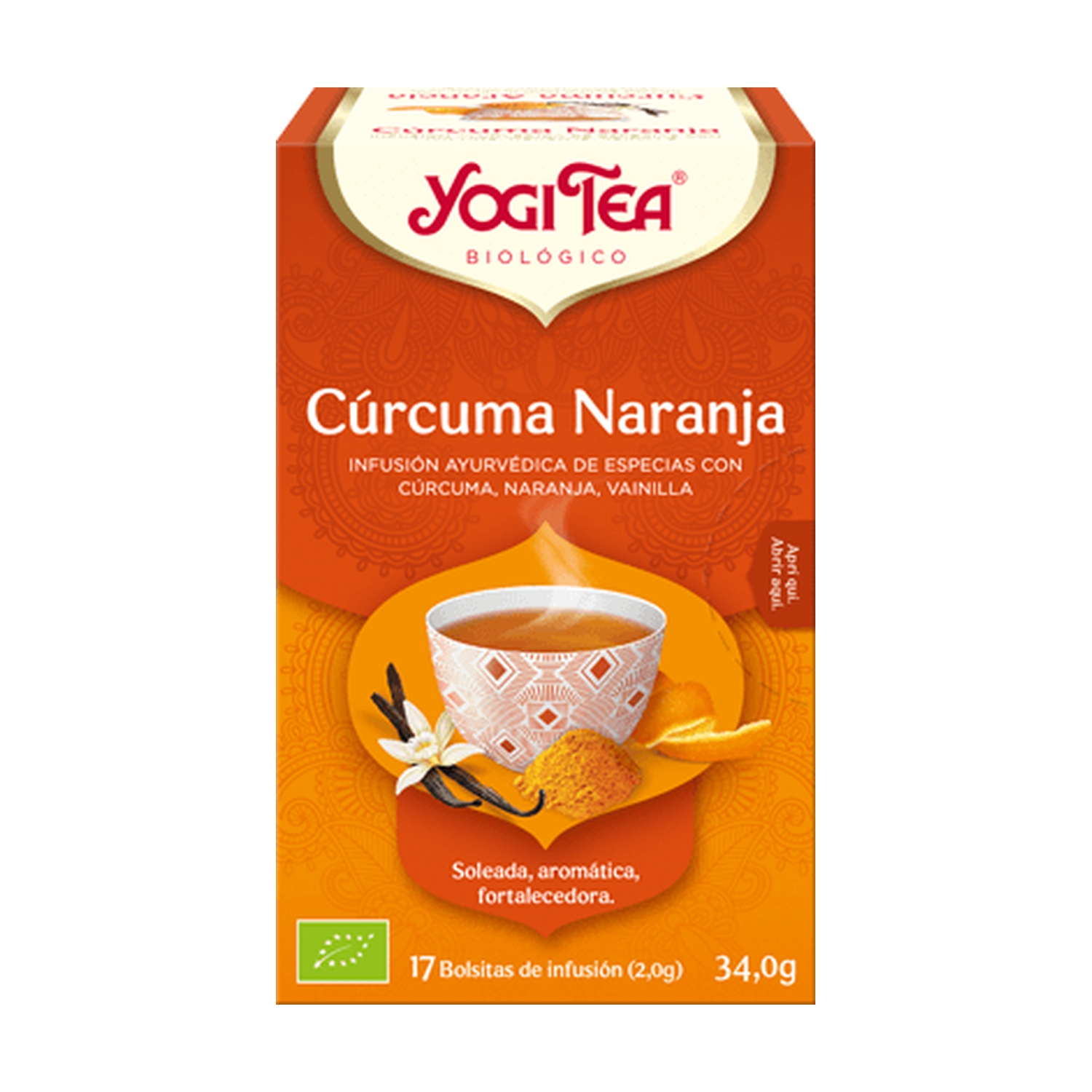 Infusion de curcuma et d'orange 17 sachets infuseurs de 2g | Greenweez