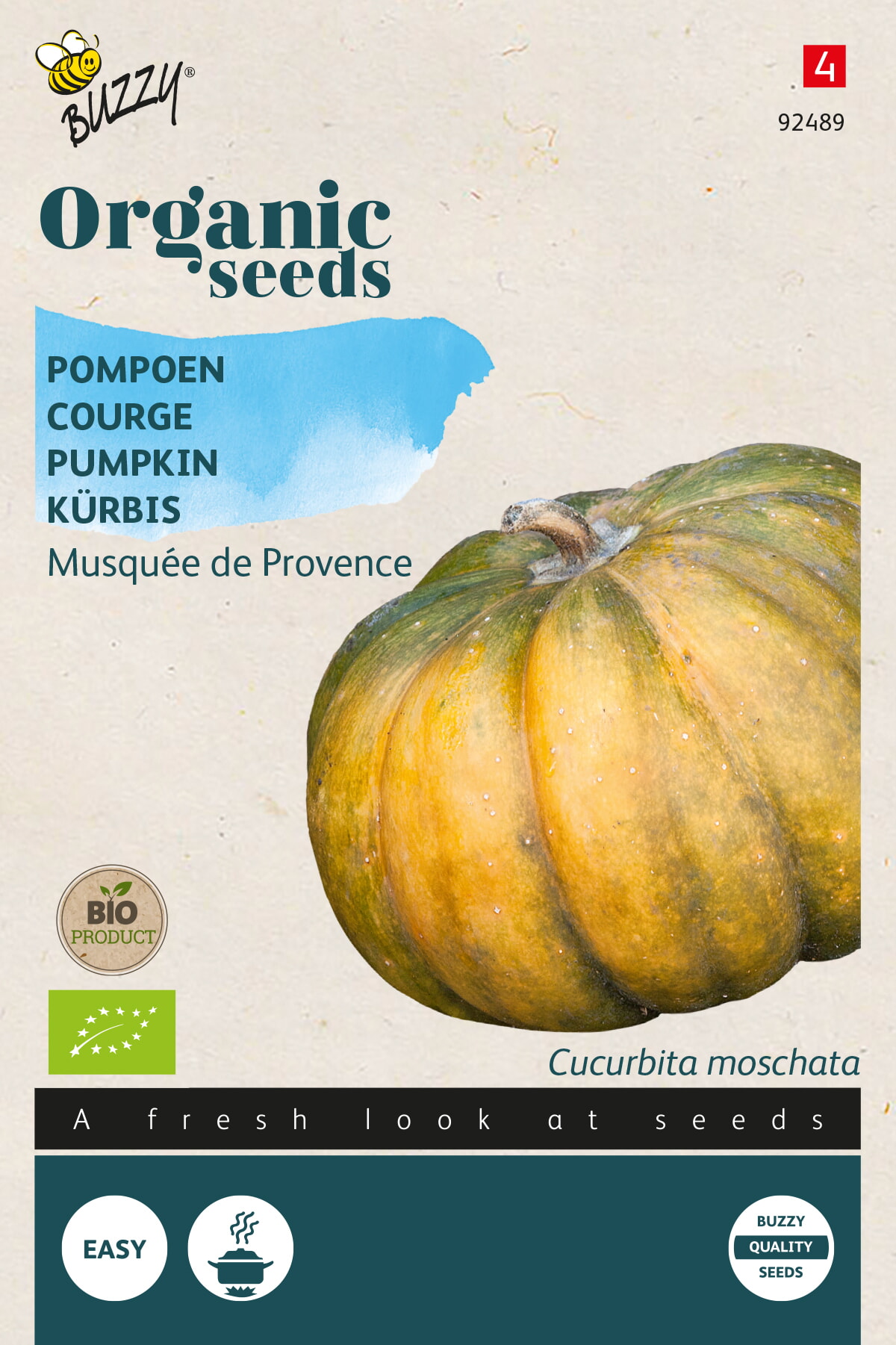 Buzzy Organic Courge Comestible Musquée de Provence (BIO) - Ca. | Greenweez