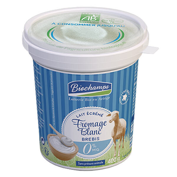 Fromage blanc brebis 0%MG bio 400g | Greenweez