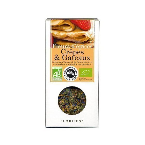 Fleurs épices crêpes et gâteaux 35g | Greenweez
