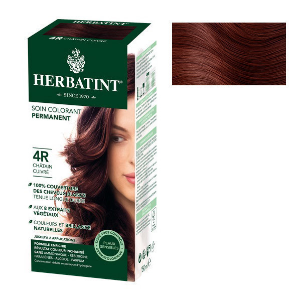 Coloration Naturelle 4R Chatain Cuivre | Greenweez