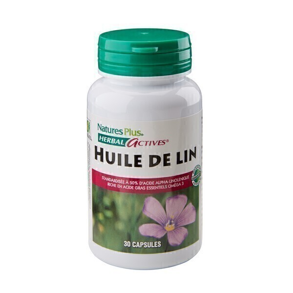 Huile De Lin 1300mg - 30 capsules | Greenweez
