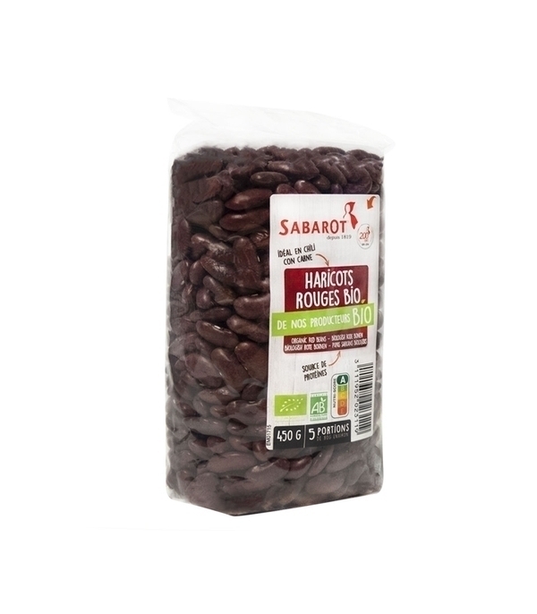 Haricots rouges bio - sachet 450g - Sabarot | Greenweez