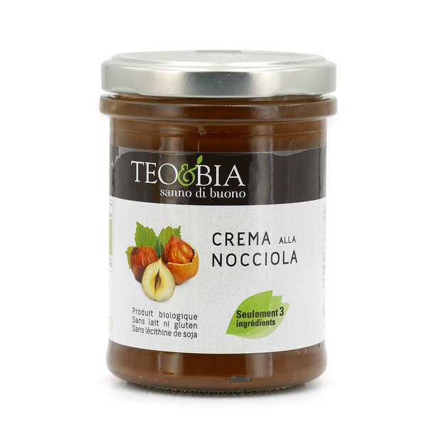 Pâte à tartiner aux noisettes bio sans gluten et sans lactose - | Greenweez