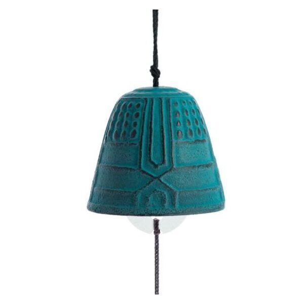 Cloche à vent furin Iwachu turquoise 4,5 cm, Tierra Zen | Greenweez