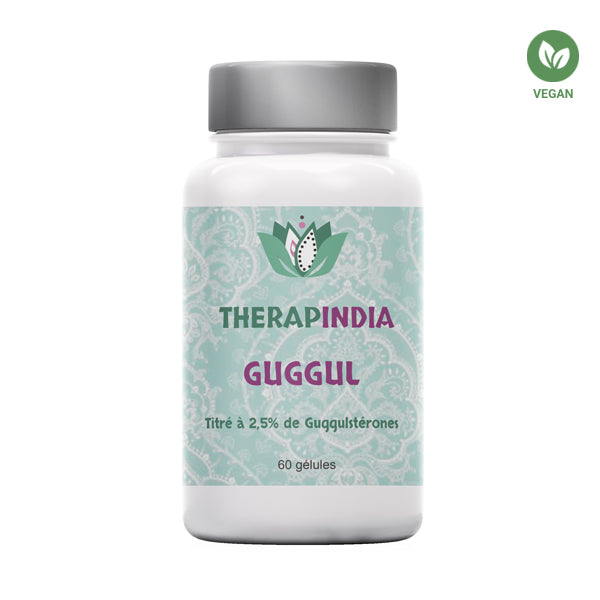 Guggul Extrait 1000 mg 2,5 % Guggulstérones 60 gélules | Greenweez