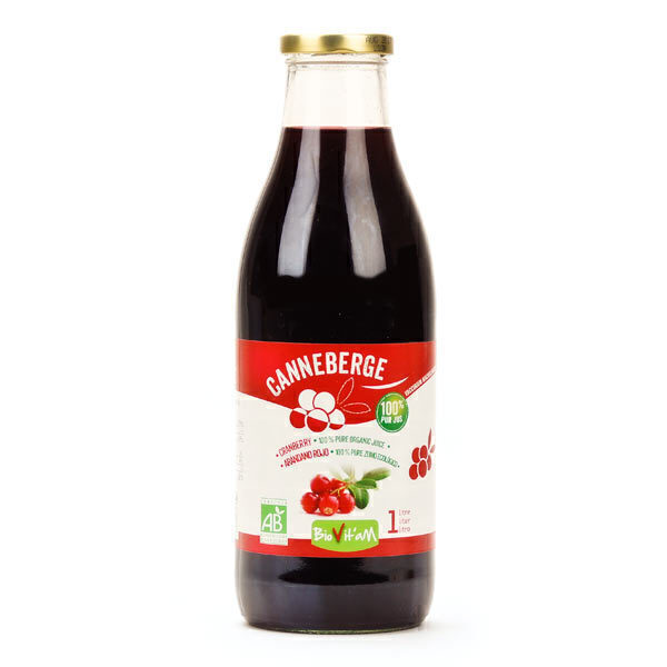 Pur Jus de Cranberry- Canneberge BIO 1L | Greenweez