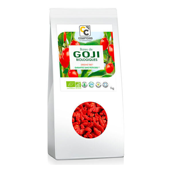 Baies de Goji Bio origine Tibet - Sachet 1kg | Greenweez