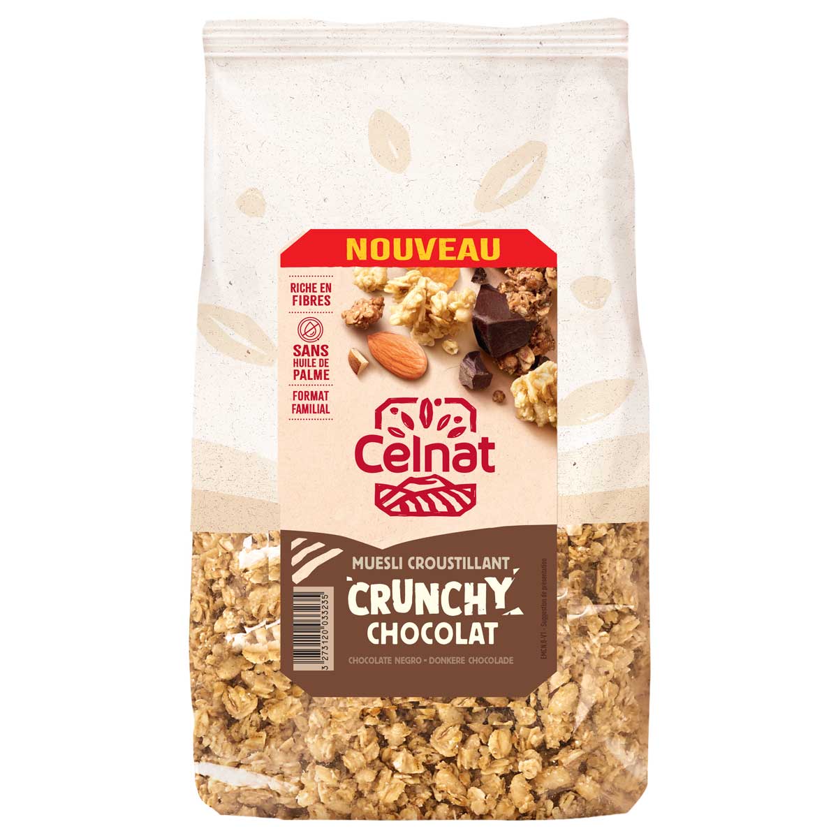 Céréales crunchy chocolat bio 800g | Greenweez