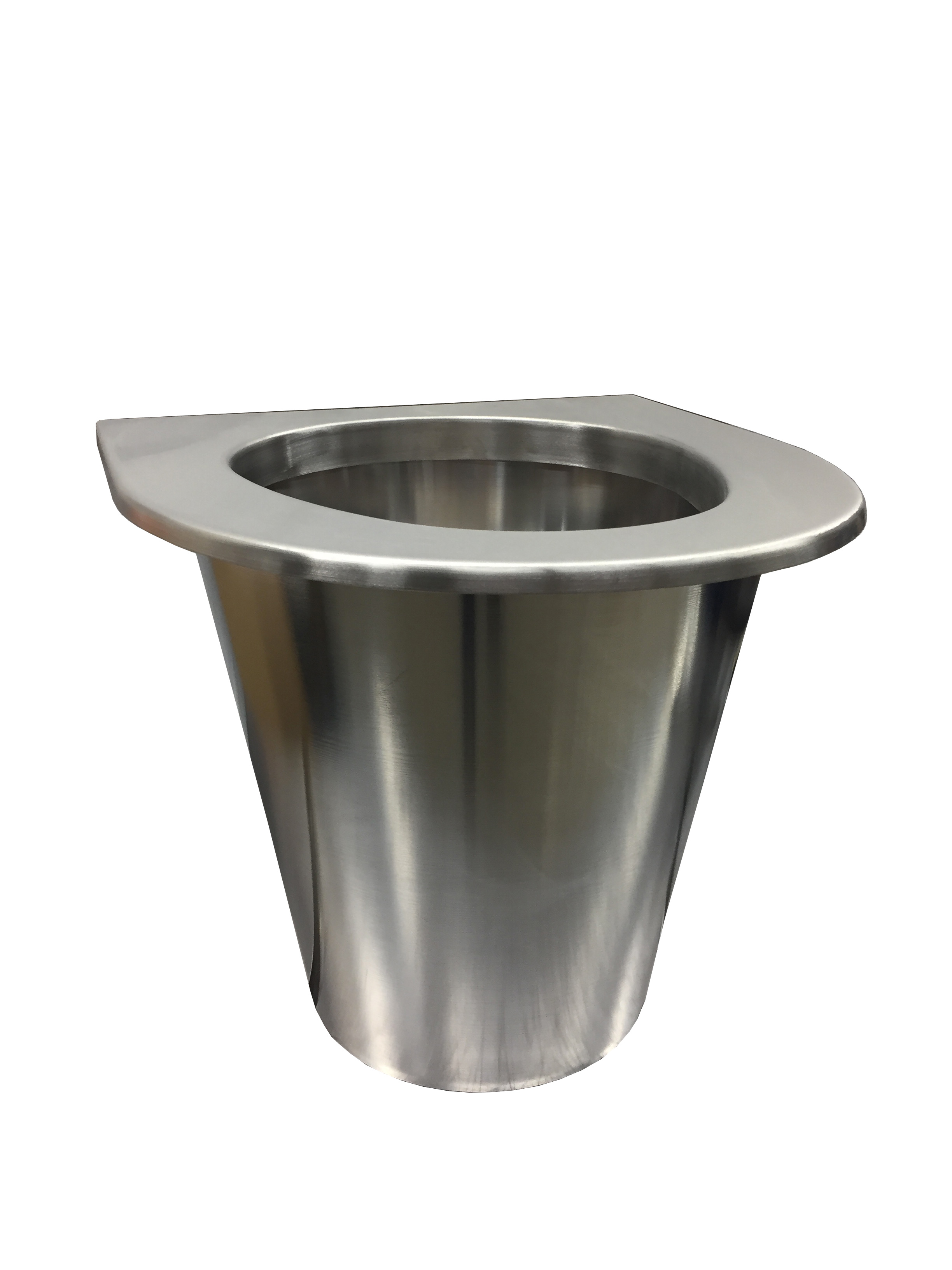 Seau inox 15L avec assise sans poignée pour toilette sèche | Greenweez