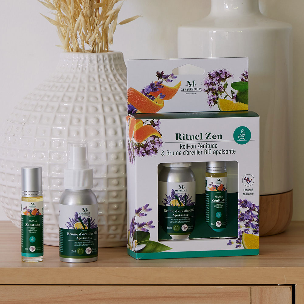 Coffret rituel zen - 1 x 50 ml + 1 x 10 ml | Greenweez