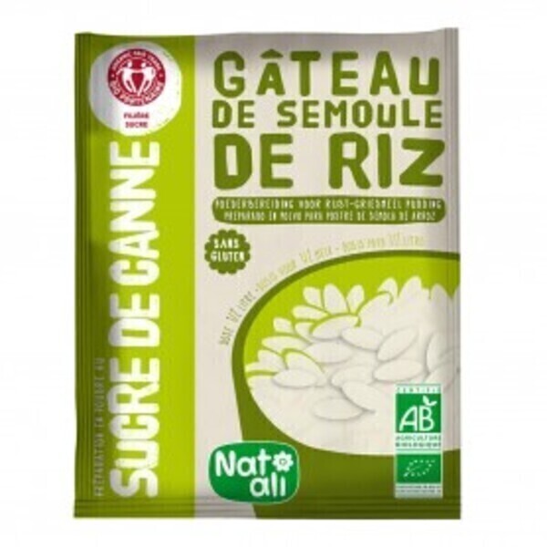 Préparation pour gâteau de semoule de riz sans gluten 75g bio | Greenweez