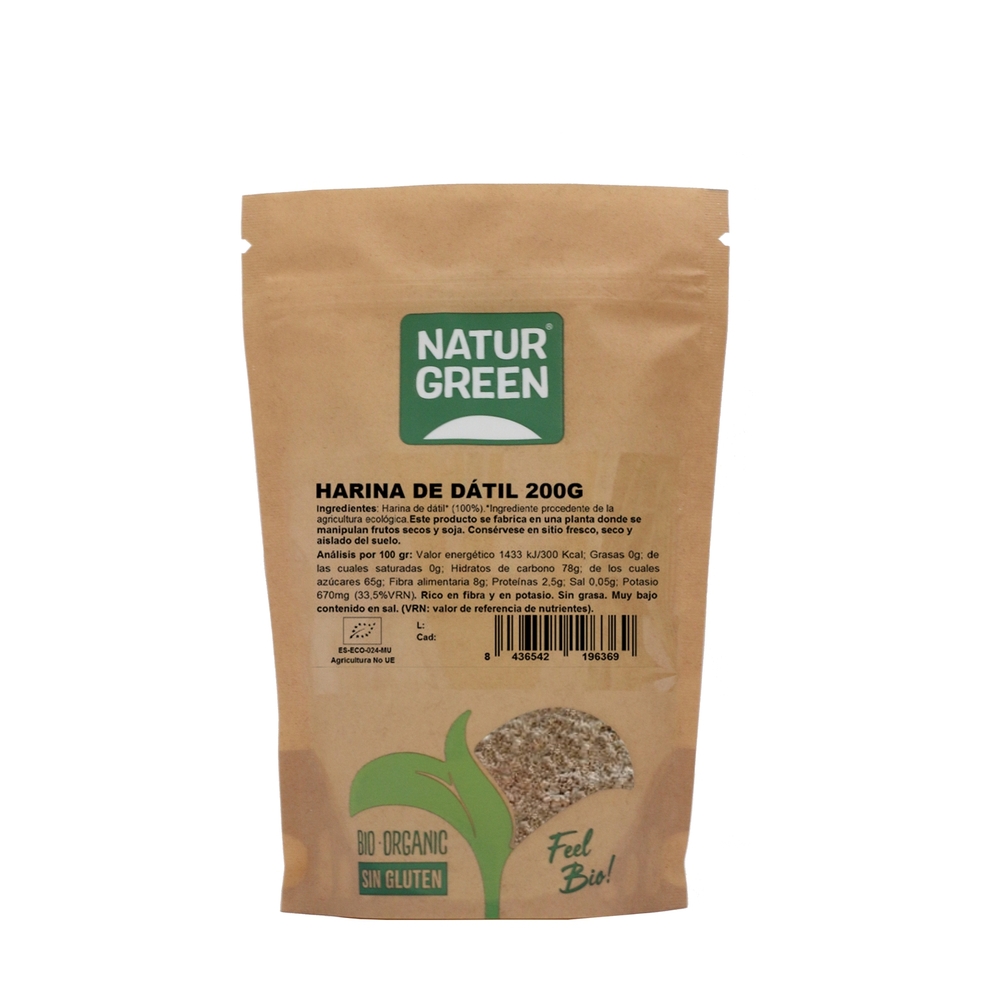 Farine de dattes 200 g de poudre | Greenweez